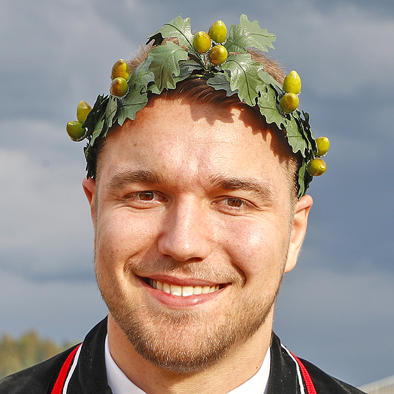 Schwingerportrait von Walther Adrian | Schlussgang