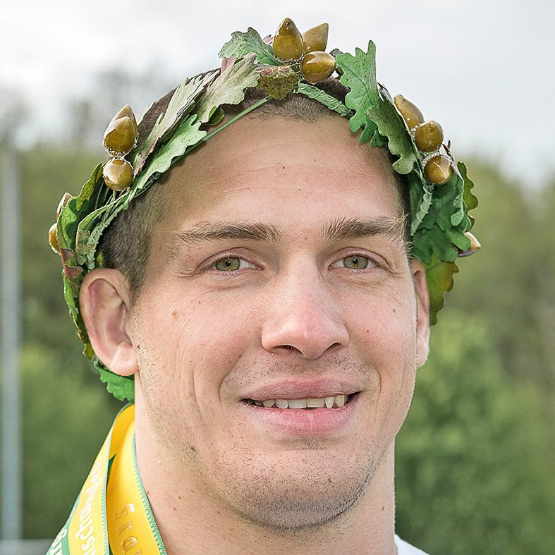Schwingerportrait von Aerne Christian | Schlussgang