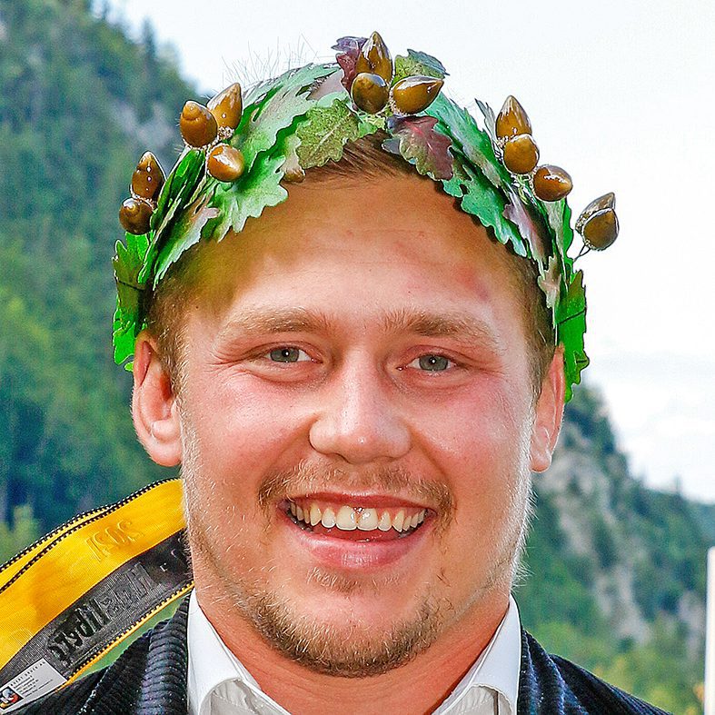 Schwingerportrait von Nufer Sämi | Schlussgang