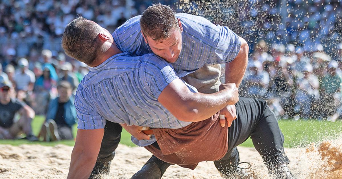 Spitzenpaarungen St. Galler Kantonalschwingfest Schmerikon, 31. Mai ...