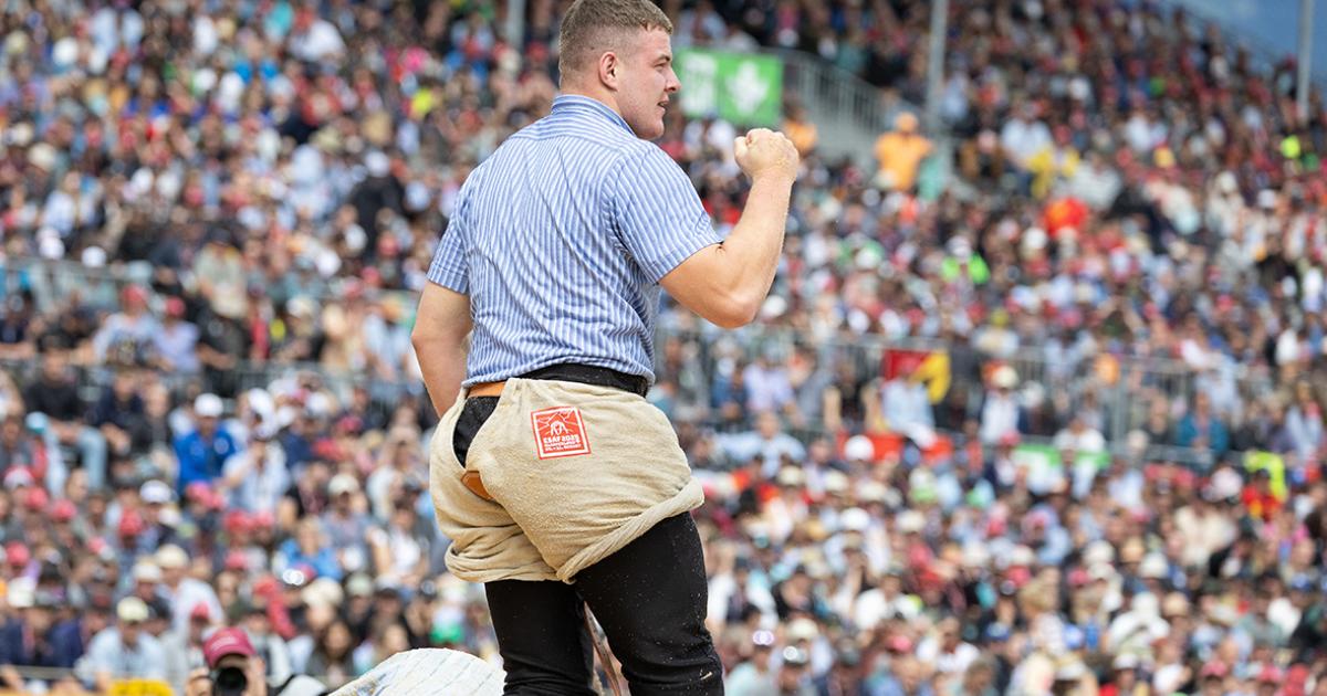 Spitzenpaarungen Urner Kantonalschwingfest Flüelen, 6. Juni 2026: Lukas ...